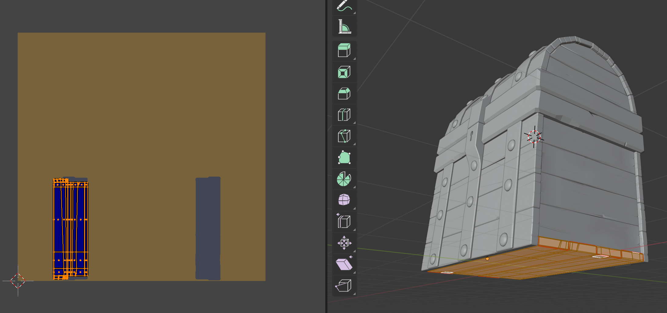 Mirror modifier causes colors to bleed between objects? - CG Cookie