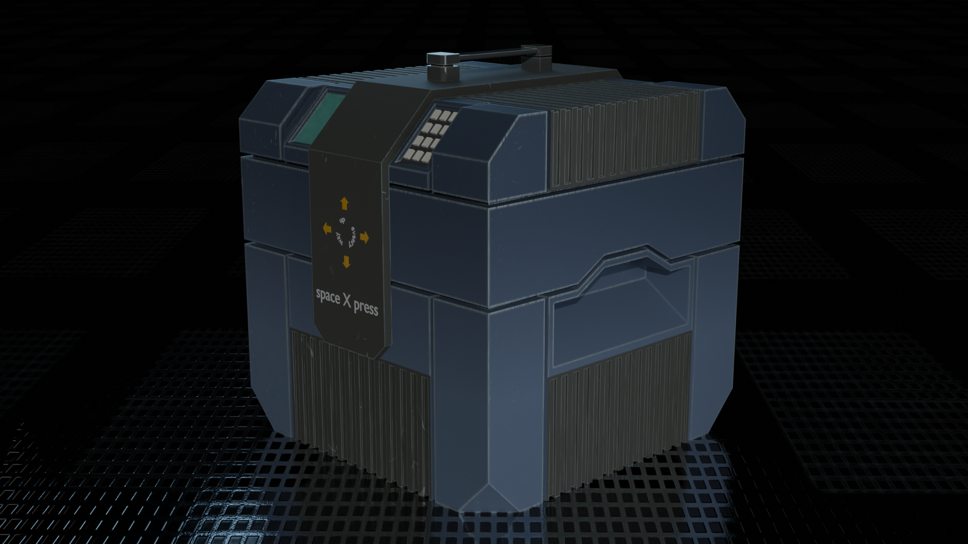Modeling a Sci-Fi Crate - CG Cookie
