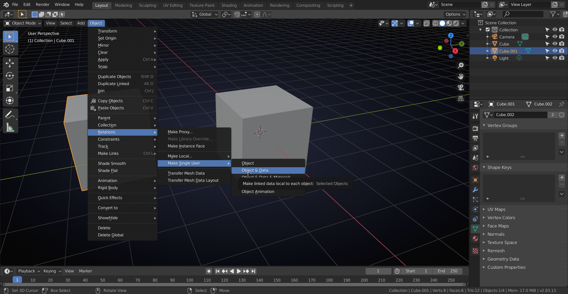 Is There Other Options To Unlinking Objects Cg Cookie