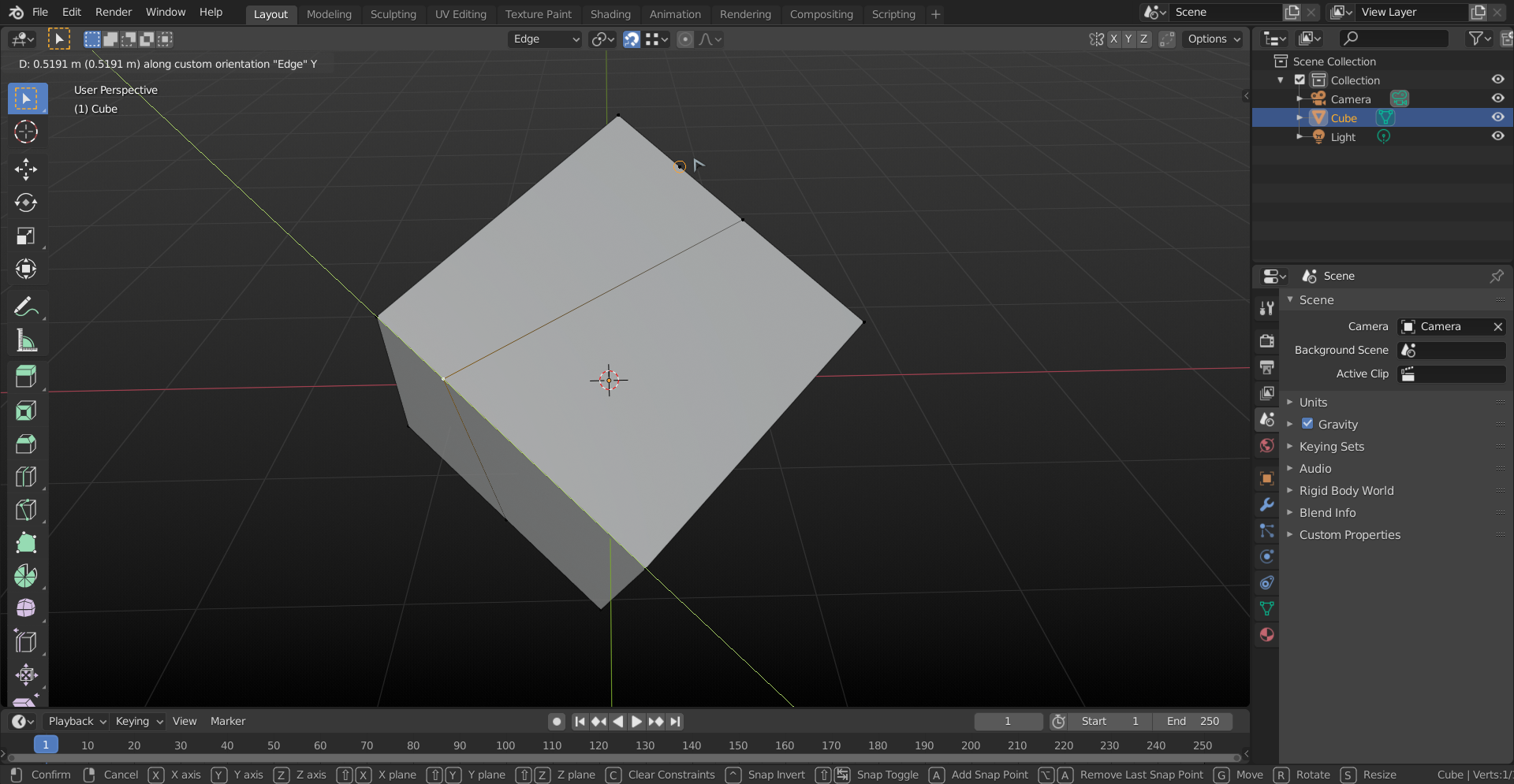 Is there anyway snap to vertices while performing Vert Slide along an edge? - CG Cookie