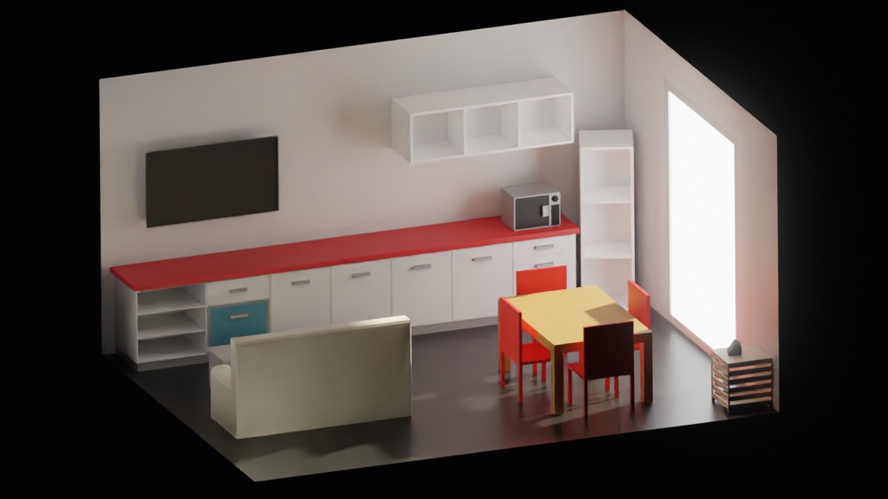 Marika's Low Poly Living Room Work in progress - CG Cookie