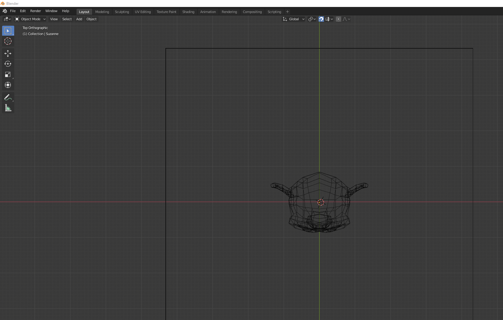 Metrics not shown in Top View - CG Cookie