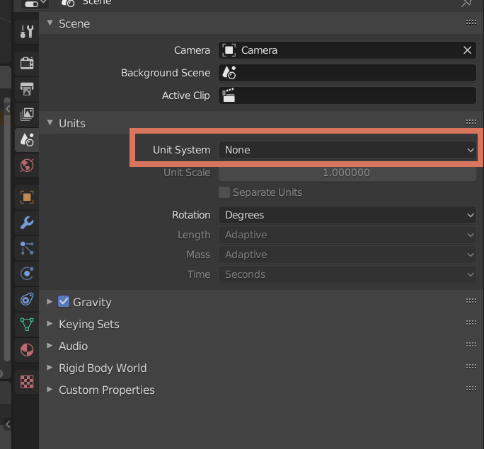 Metrics not shown in Top View - CG Cookie