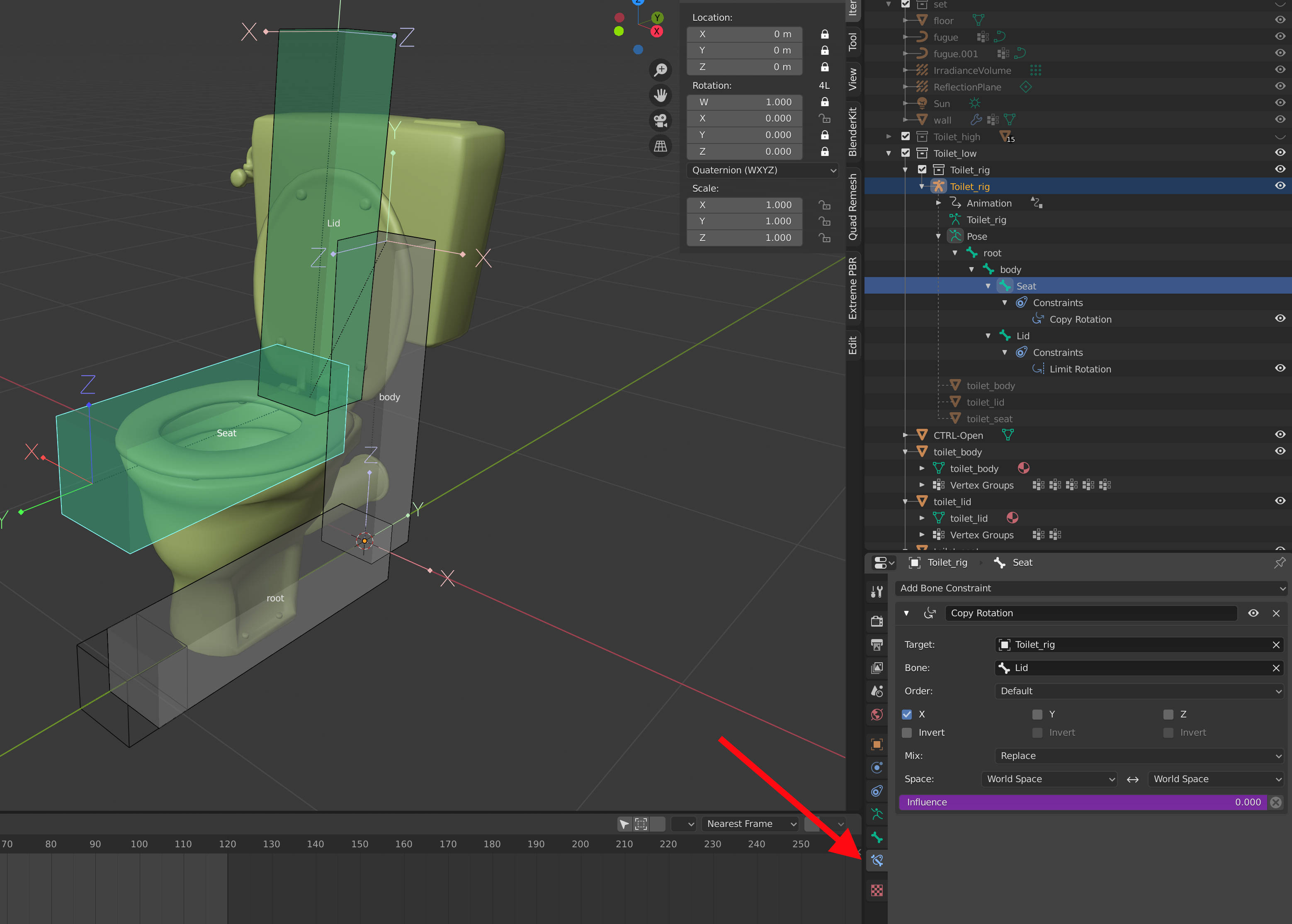 rig is intersecting - CG Cookie