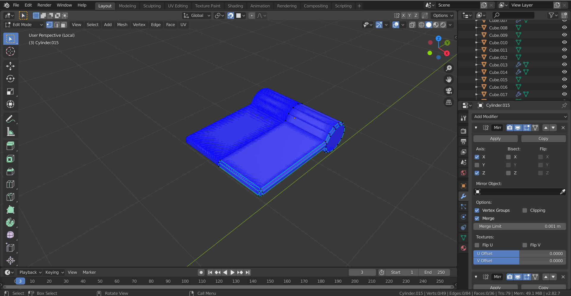 Odd normals on the hinge - CG Cookie