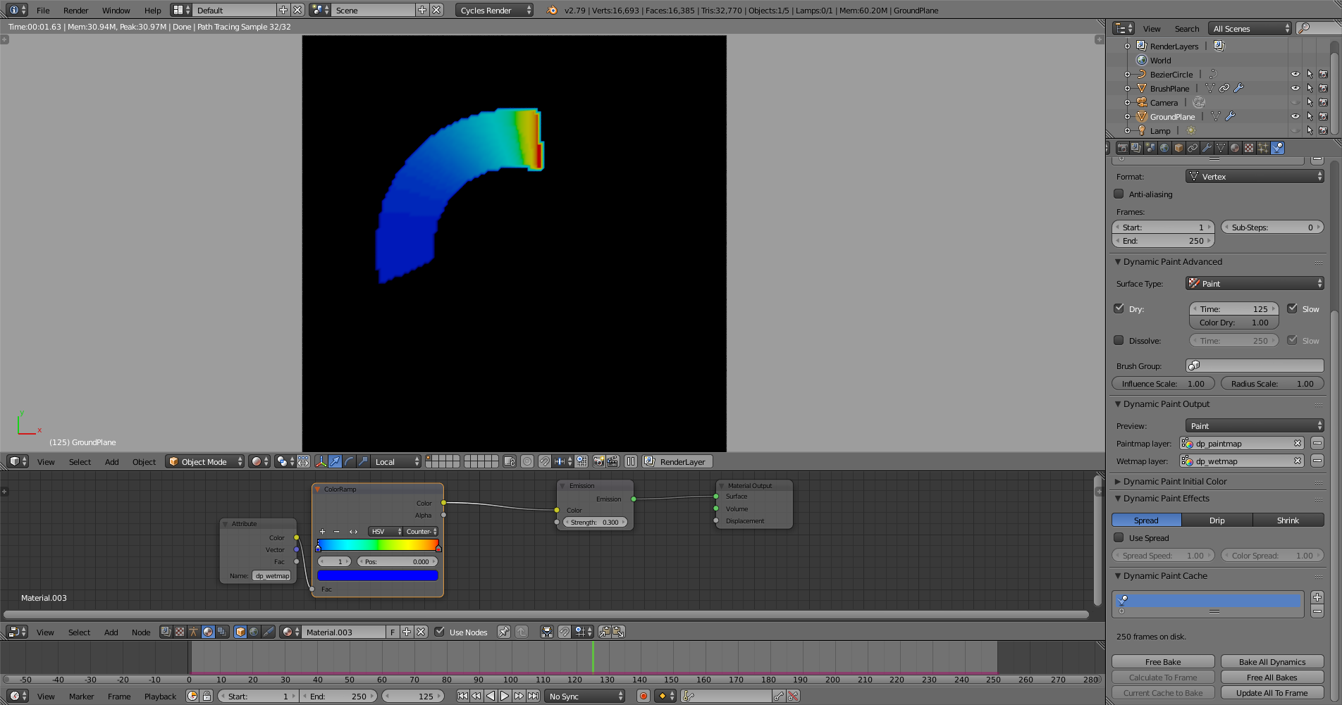 Dynamic Paint Drying: Why "Slow" setting drying paint even faster? - CG ...