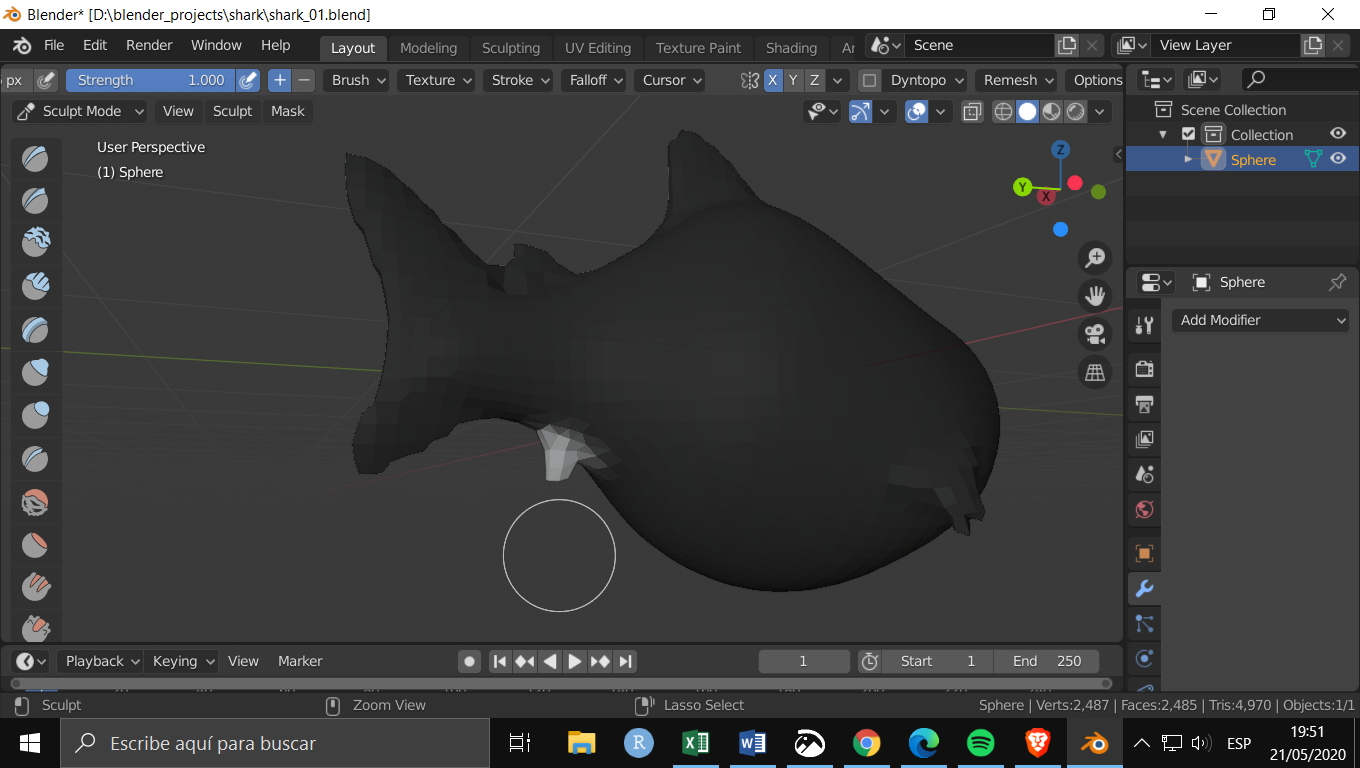 Can we remesh just a portion of the mesh? - CG Cookie