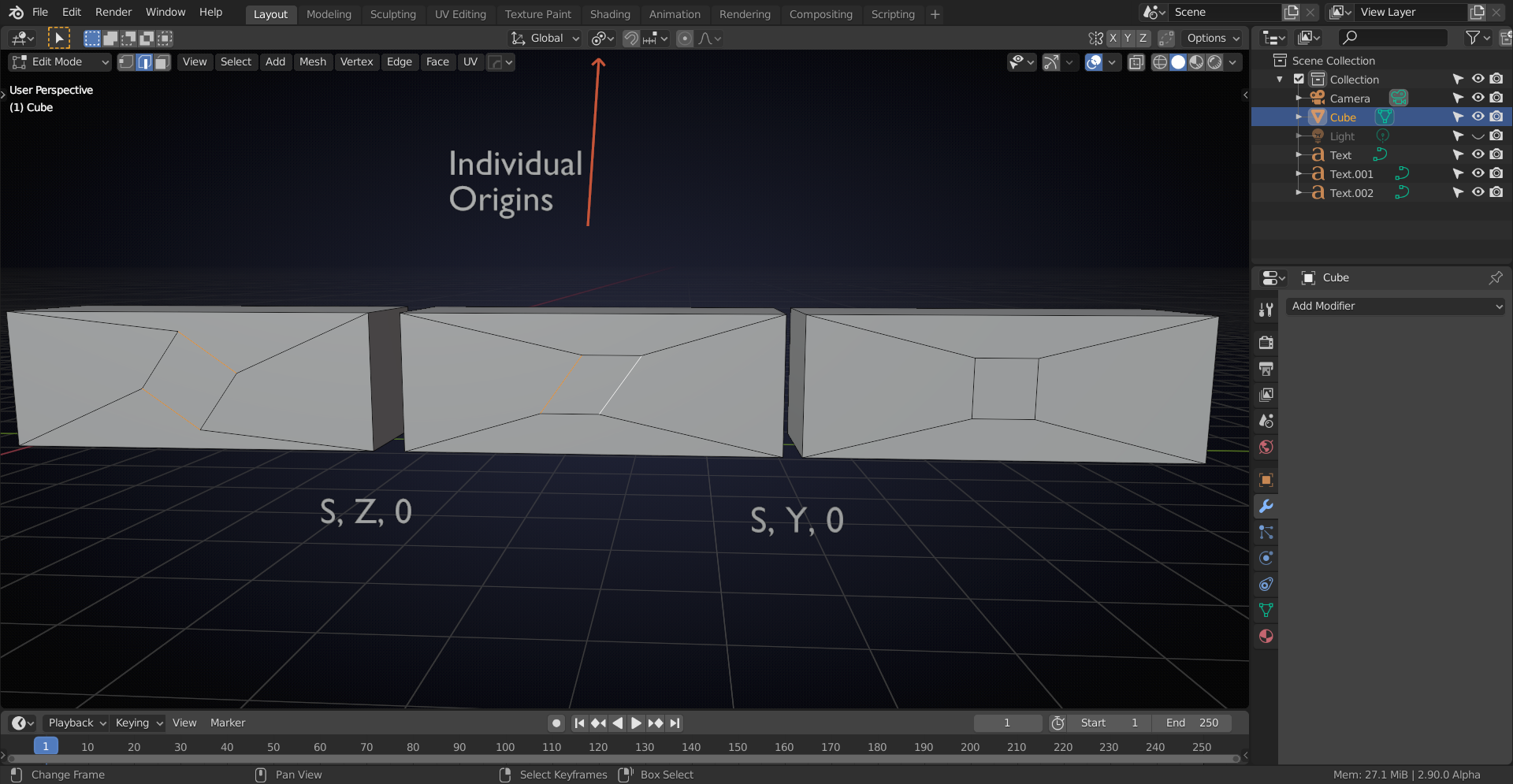 Zack's crate 3D modeling progress in Fundamentals of 3D Mesh Modeling in Blender - CG Cookie