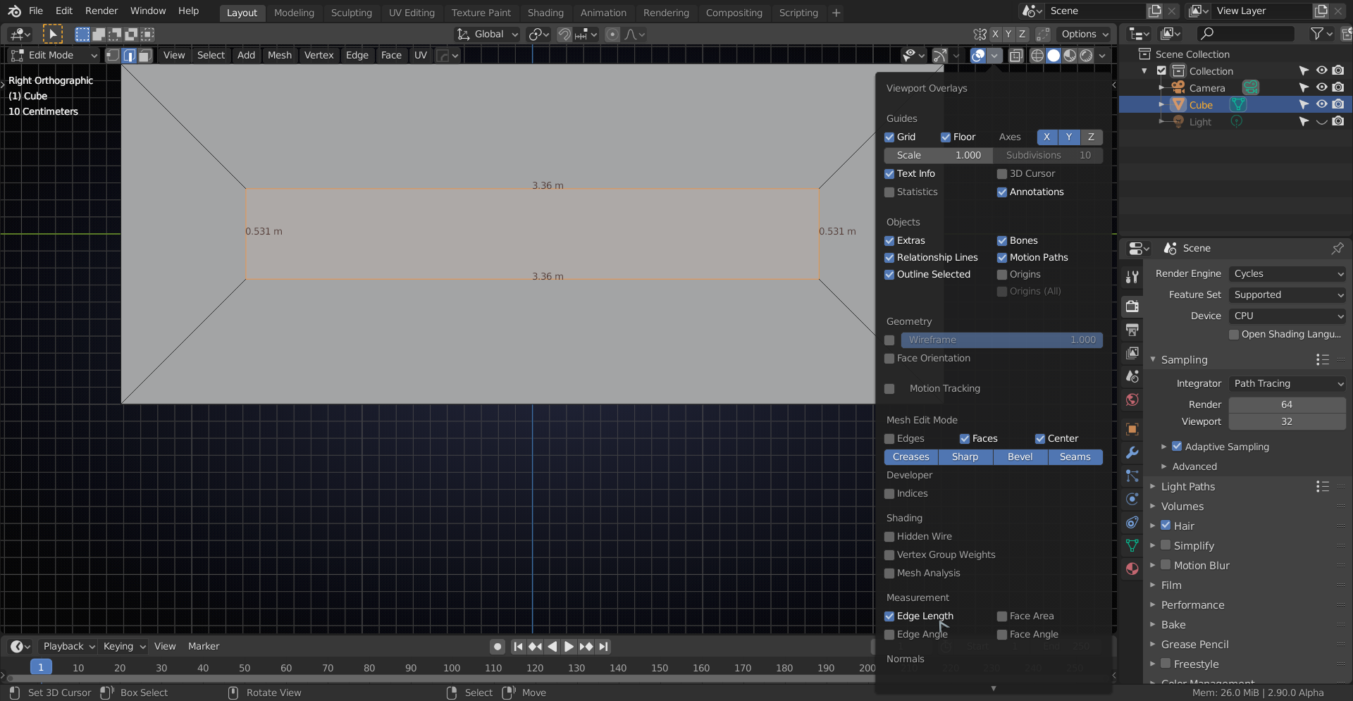 Zack's crate 3D modeling progress in Fundamentals of 3D Mesh Modeling in Blender - CG Cookie