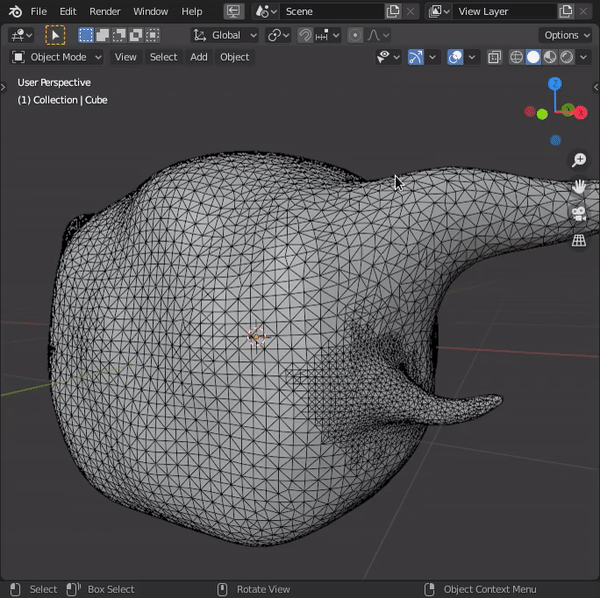 Wireframe and Box Mask - CG Cookie