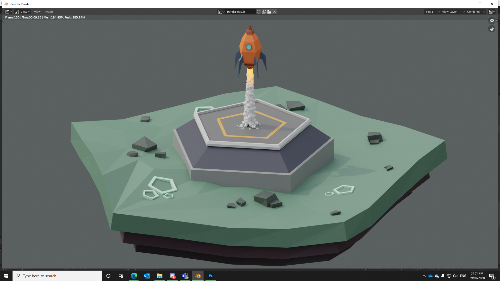 Smoke particle is baked and colliding correctly, but looks different in the render compared to ...