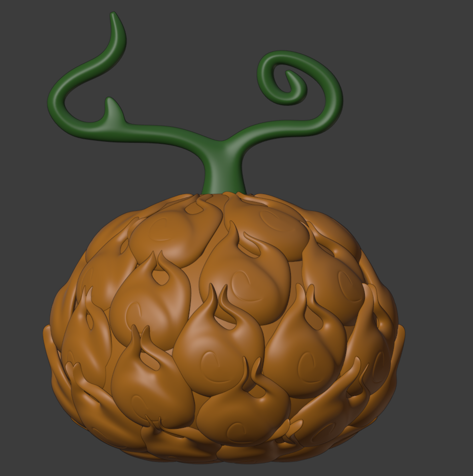 How Can I Create This Devil Fruit? - CG Cookie