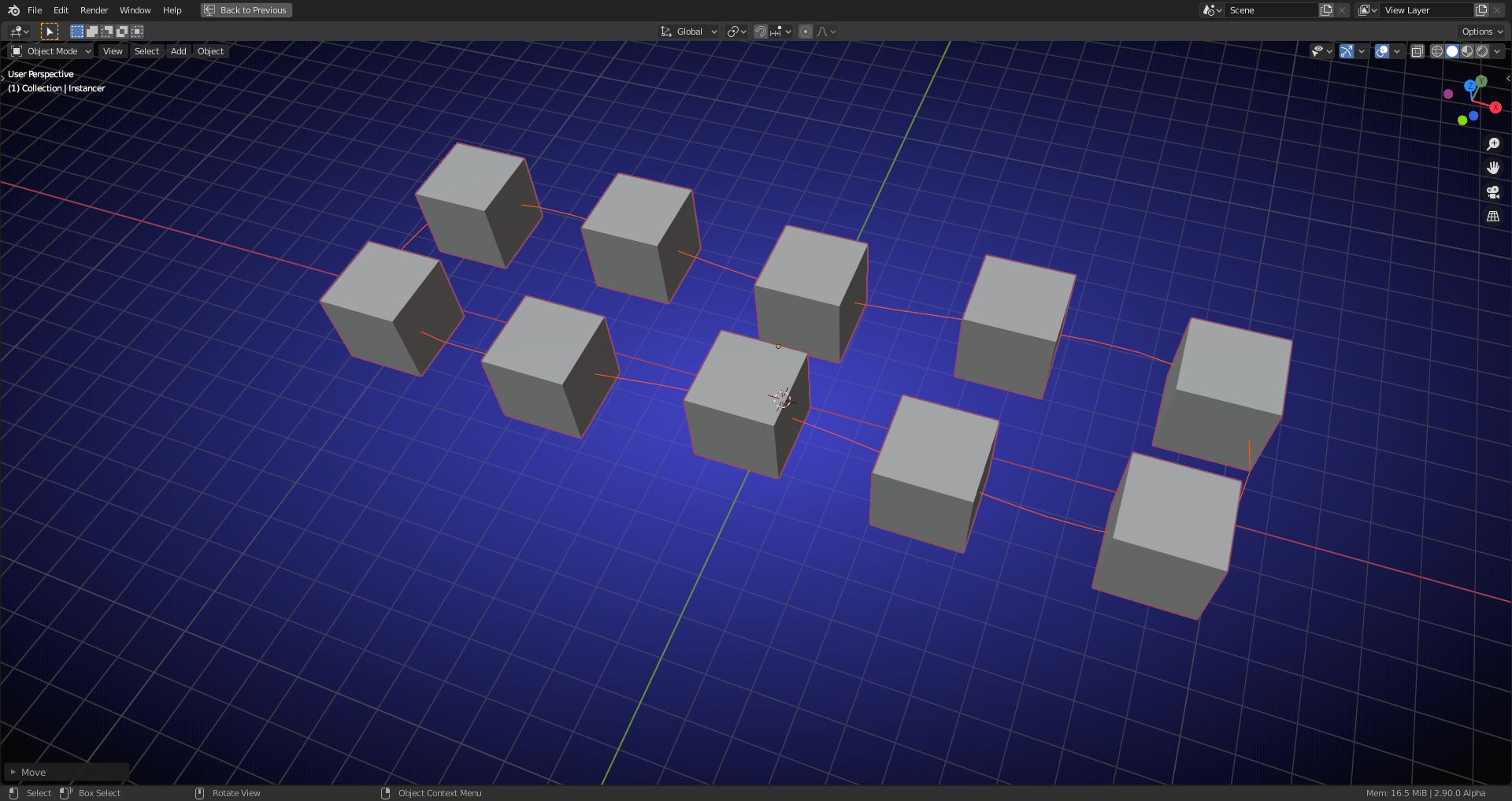 Blender 2.8 Array Fit Curve - CG Cookie