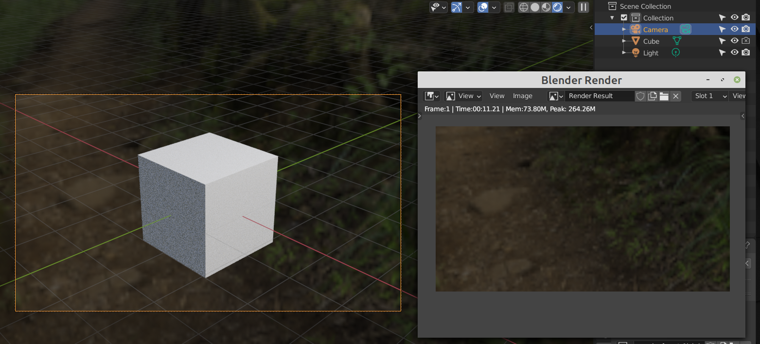 Why is the rocket and the environment missing in render? - CG Cookie