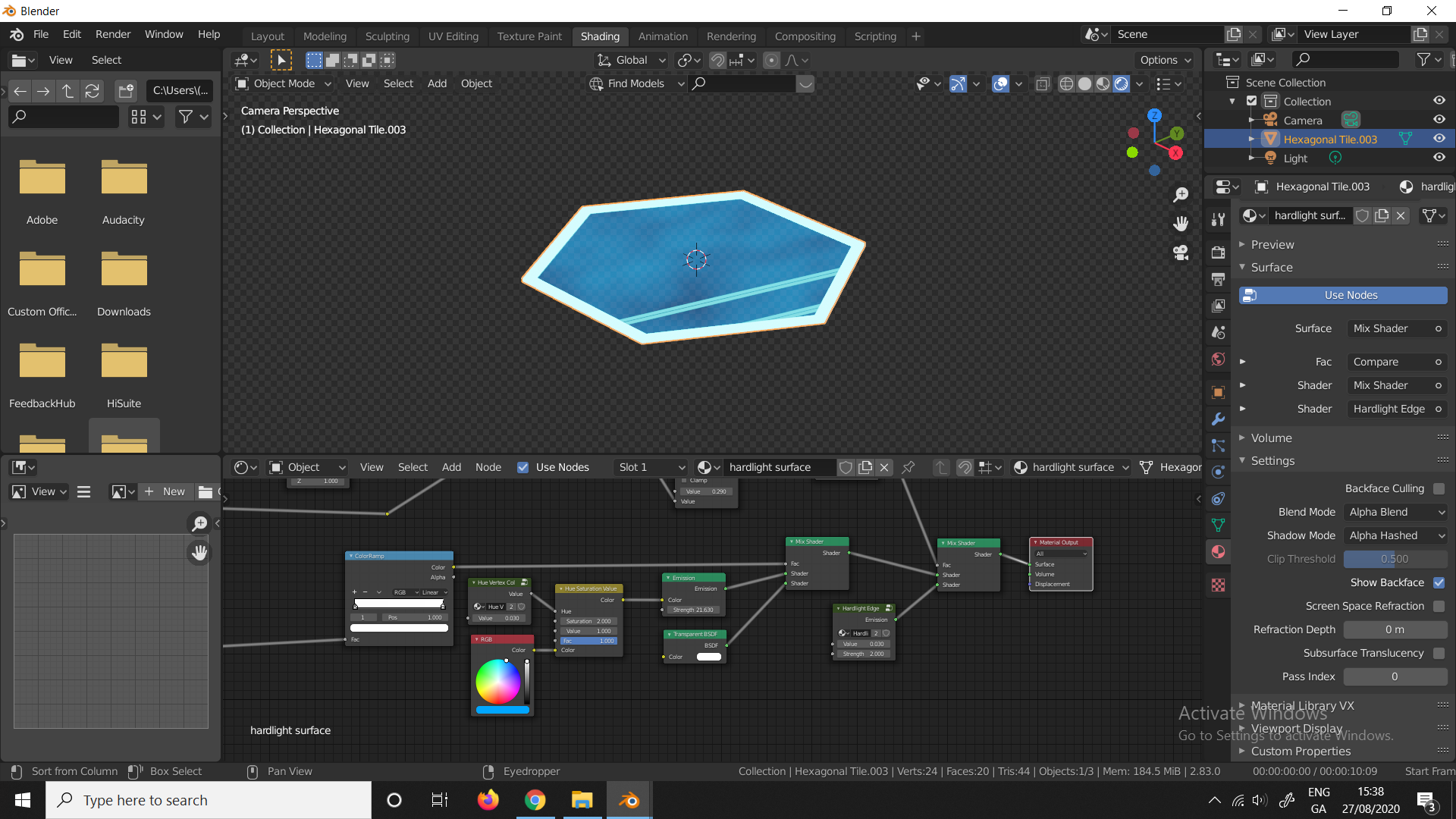 Question about transparent materials in using a transparent scene - CG ...