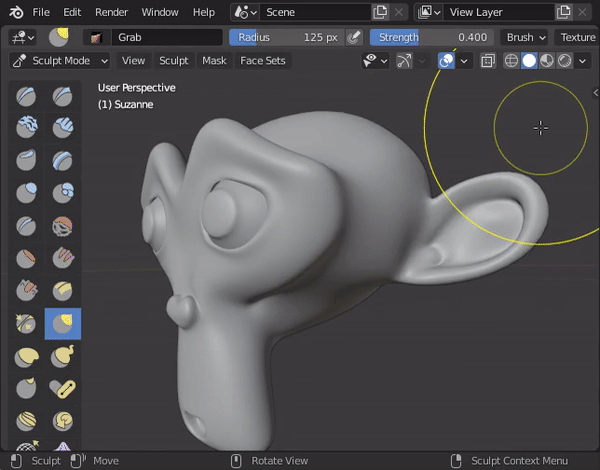 hidden faces are not hidden when i switched in sculpt mode - CG Cookie