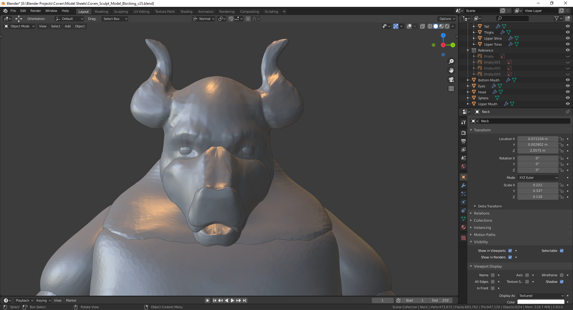 Combining Sculpted Meshes - CG Cookie