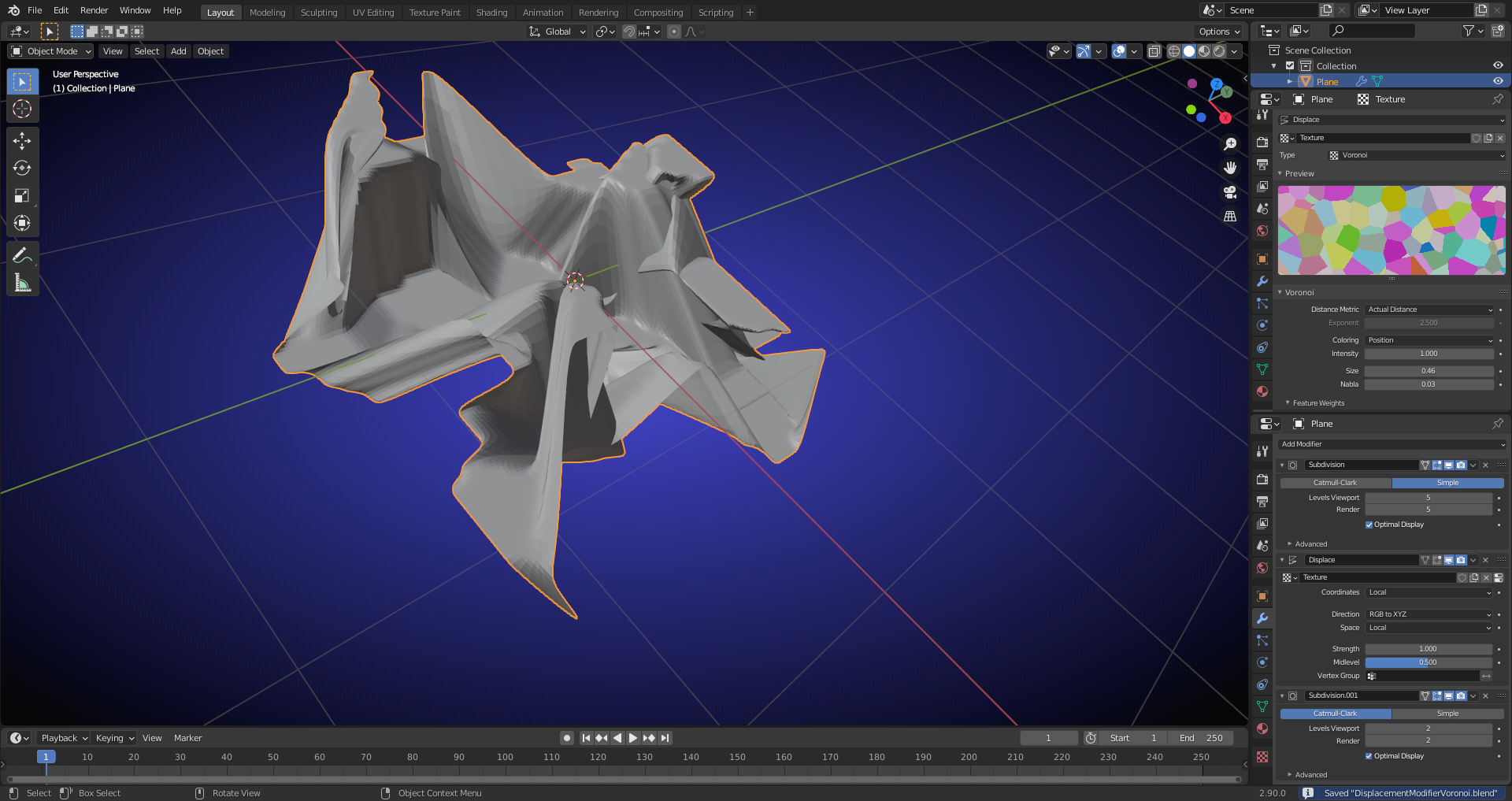 Example Of Displacement Modifier