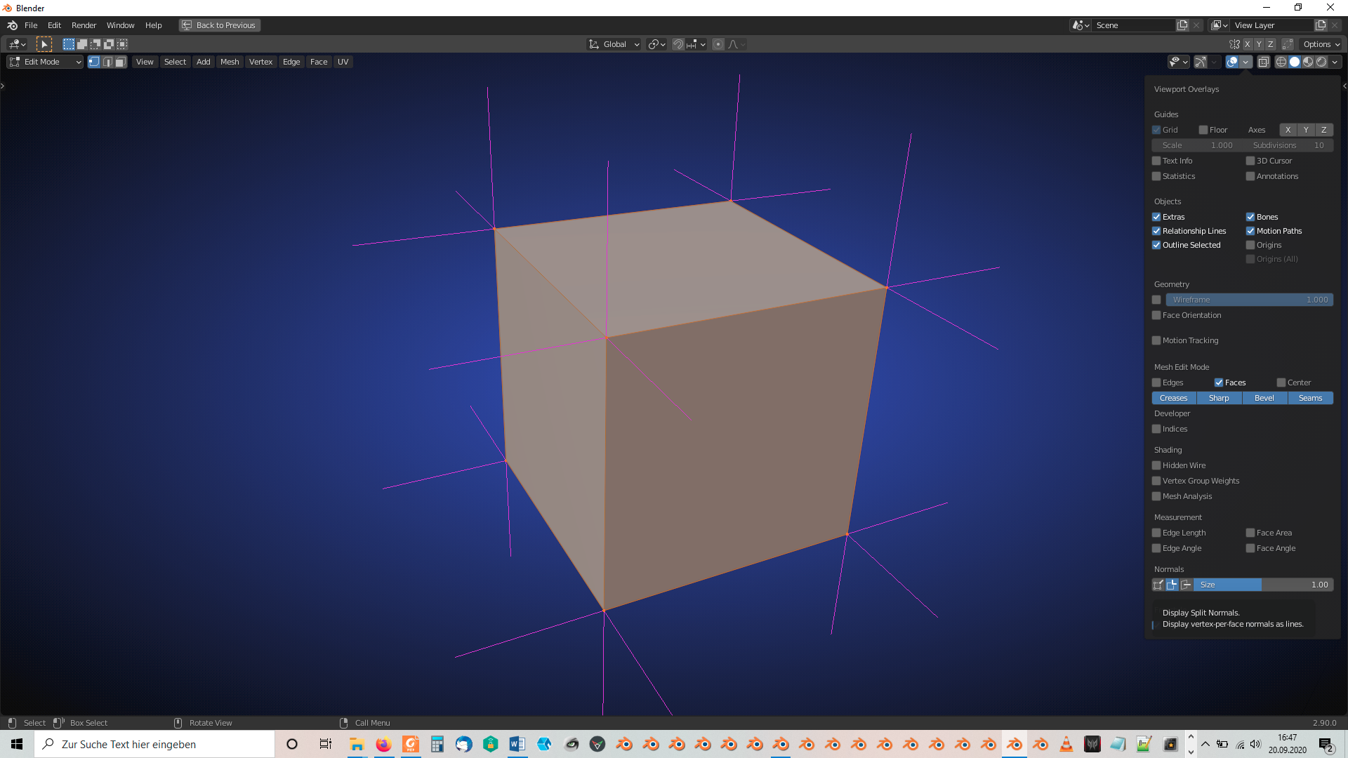 Source and directions of rays fired for "Normal Map" baking - CG Cookie