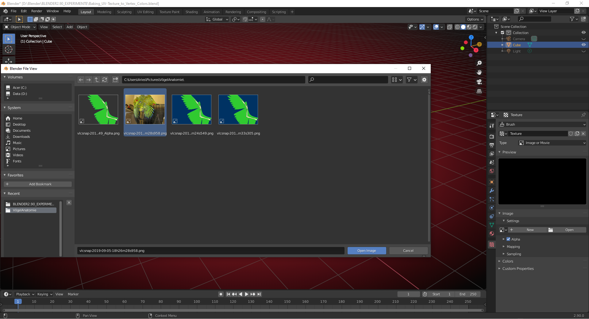 Use for baking textures to "Vertex Colors" - CG Cookie
