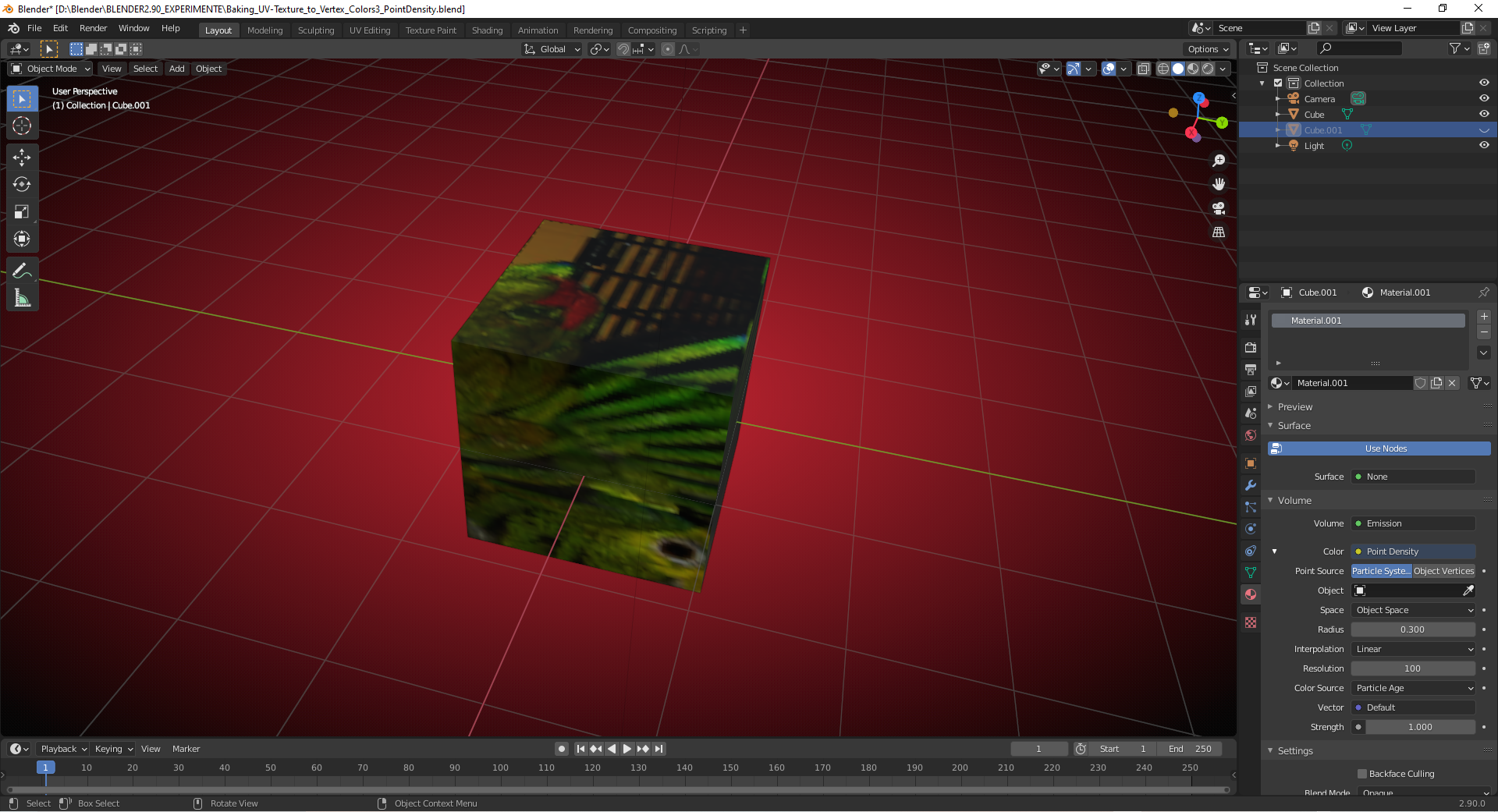 Use for baking textures to "Vertex Colors" - CG Cookie