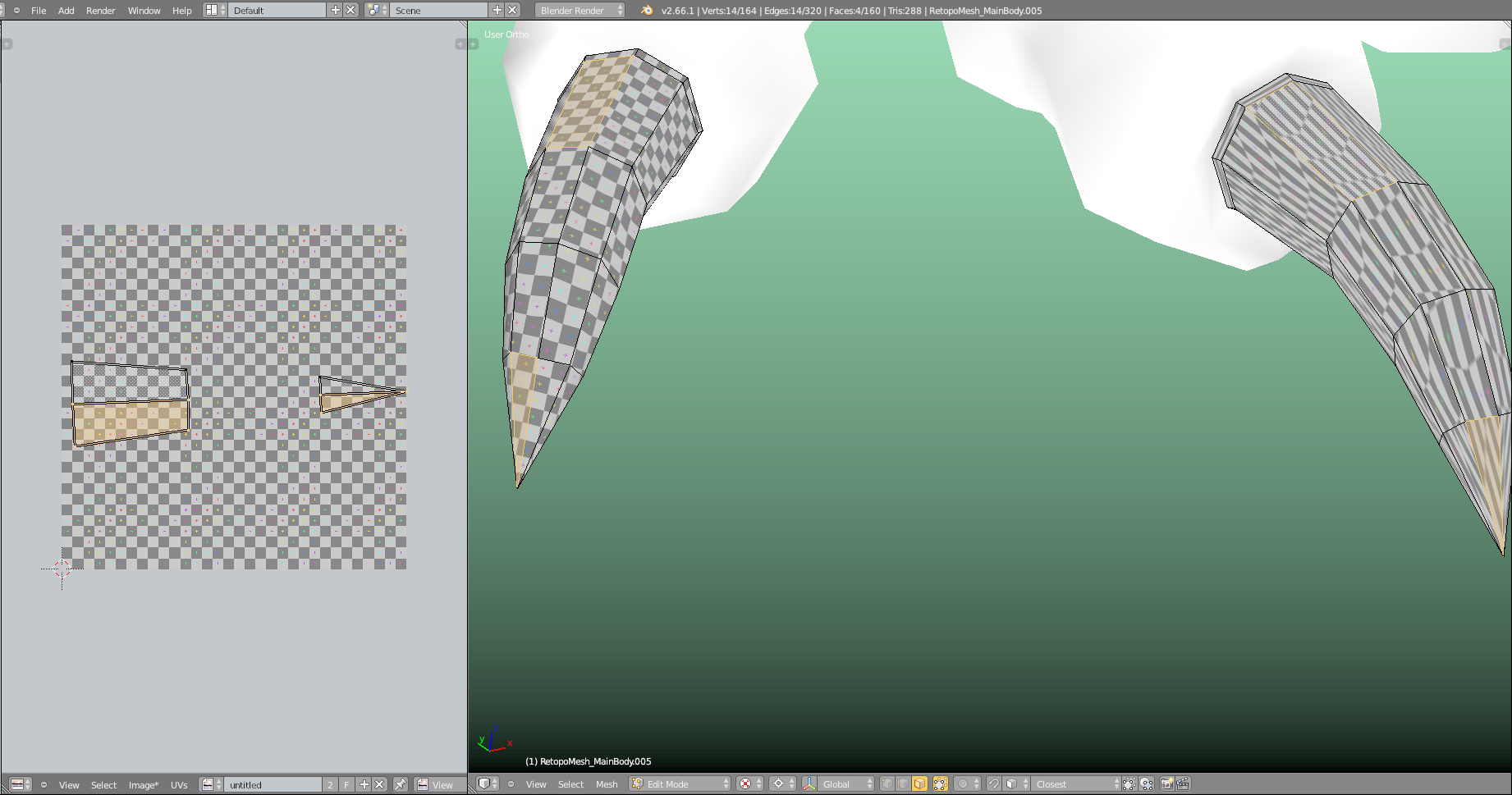 Why do some claw toes have distorted textures despite having ...