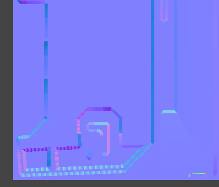 Weird normal map details on some edges - CG Cookie