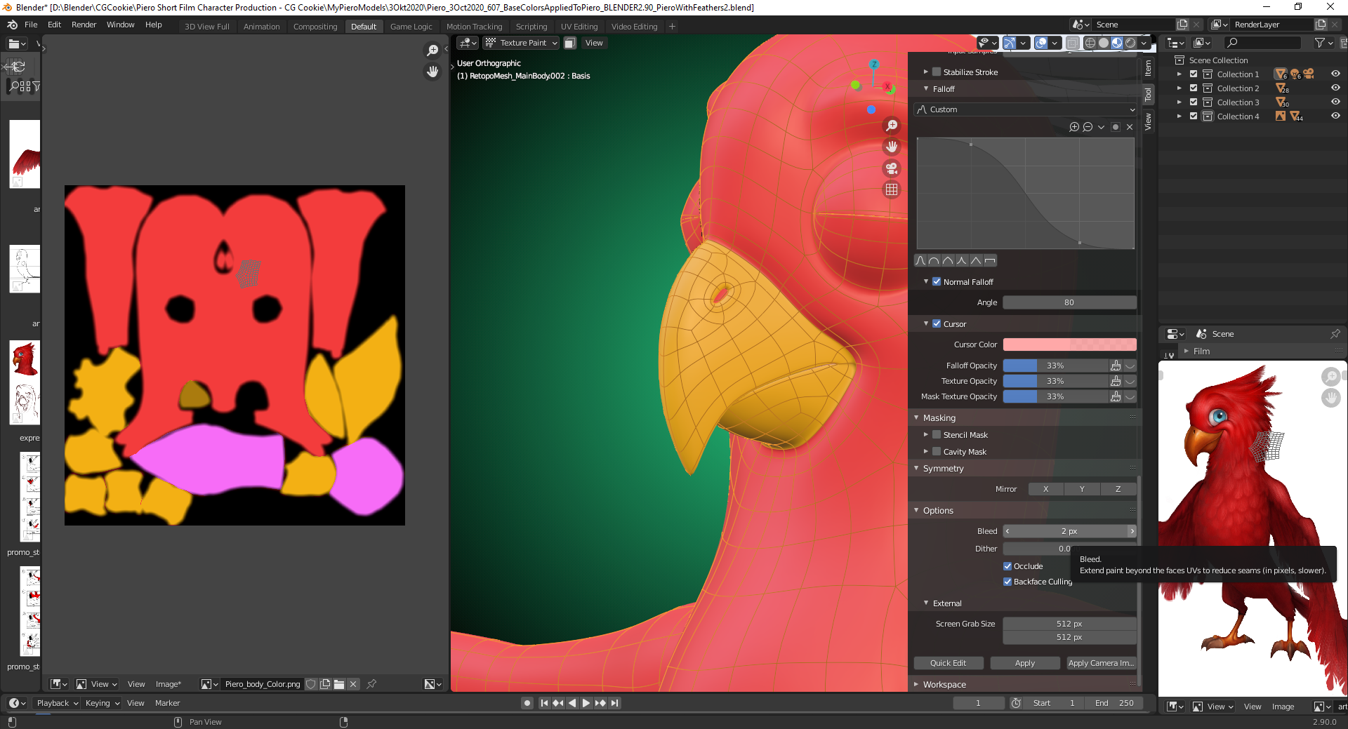 "Project Paint" panel in Blender 2.90 - CG Cookie