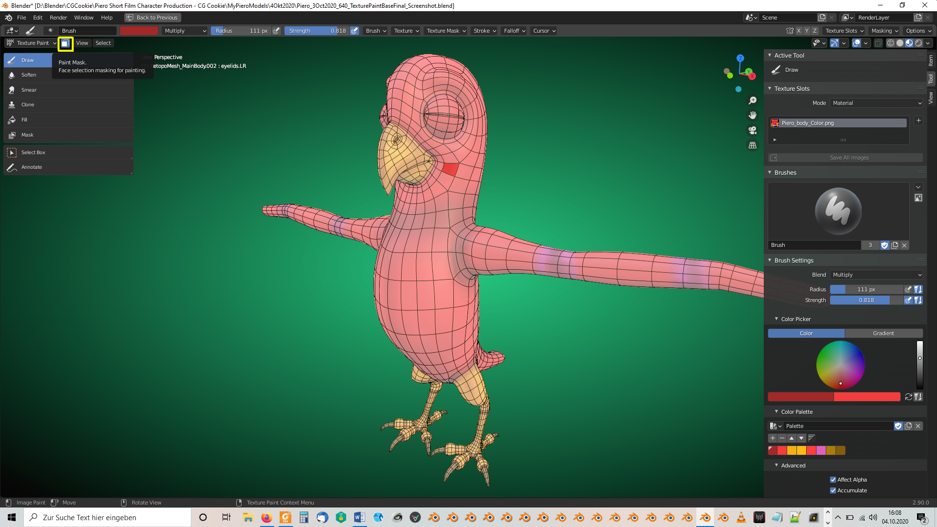Piero Base Textures: Duerer's Progress - CG Cookie