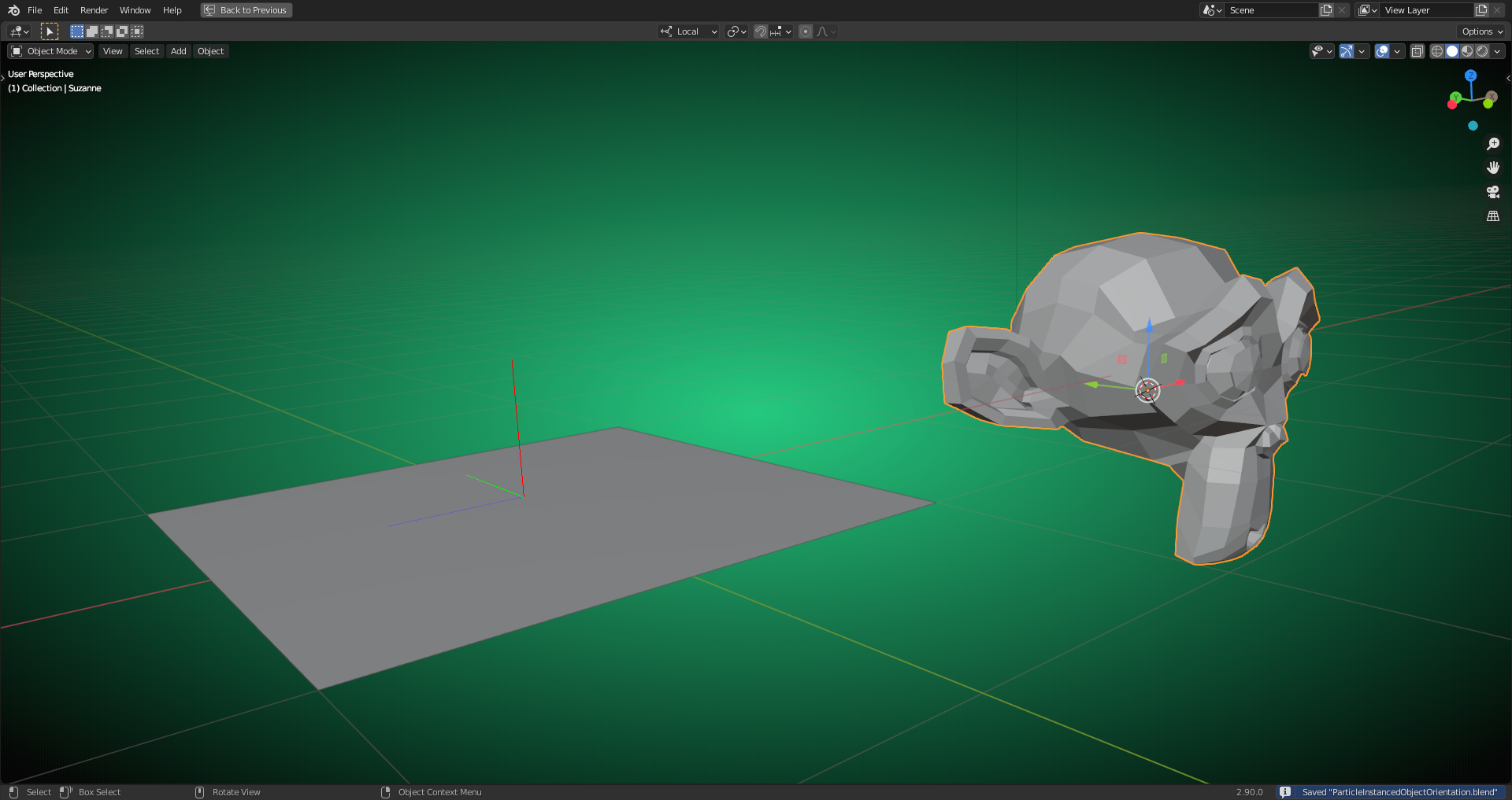 Orientation of Particle Instanced Objects - CG Cookie