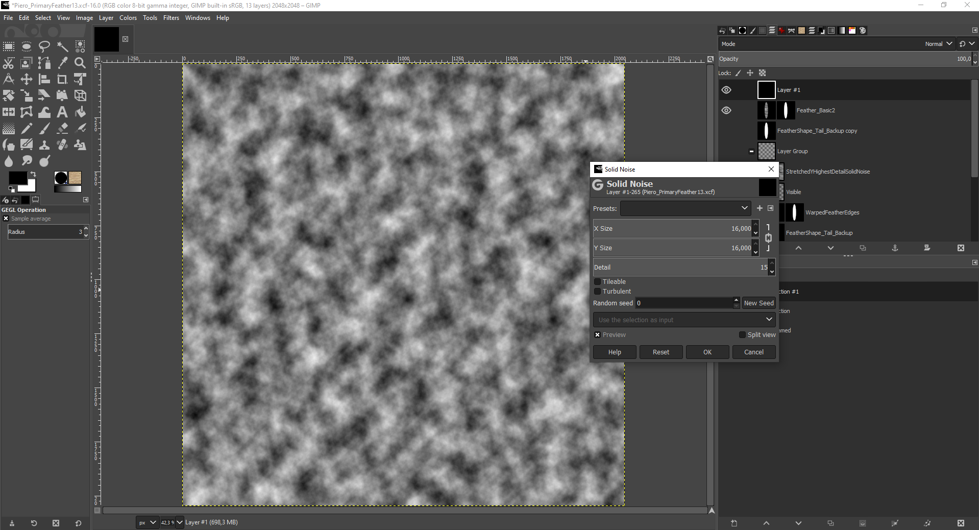 Painting Piero's Feather Textures in GIMP: Duerer's Progress - CG Cookie