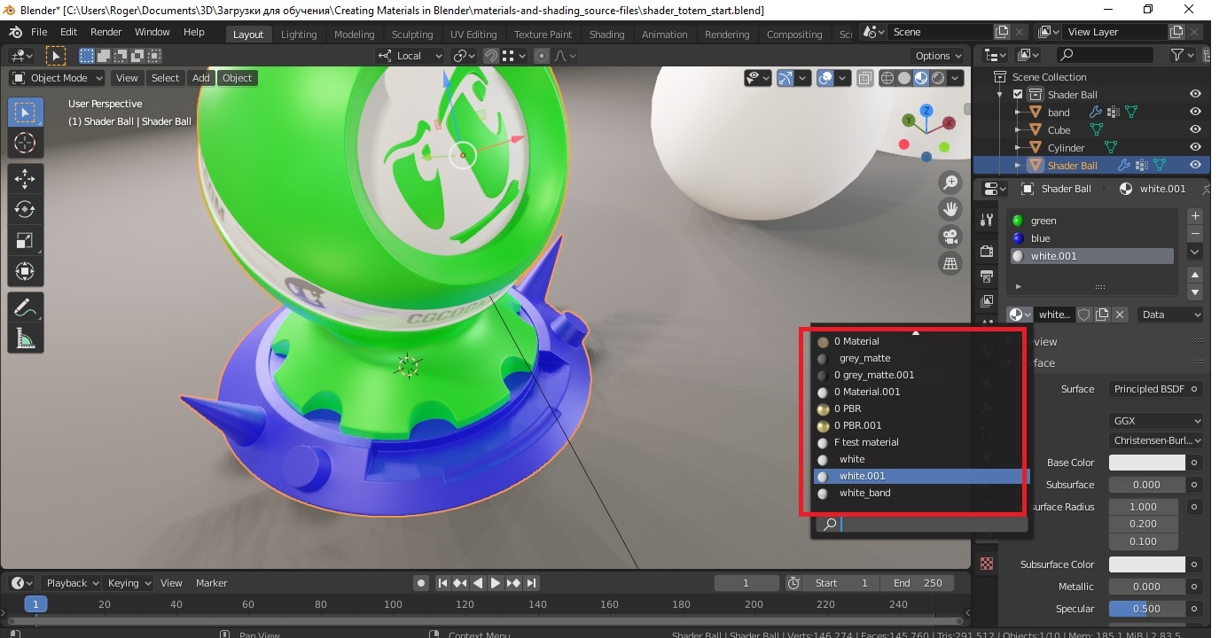 material and shading source files - CG Cookie
