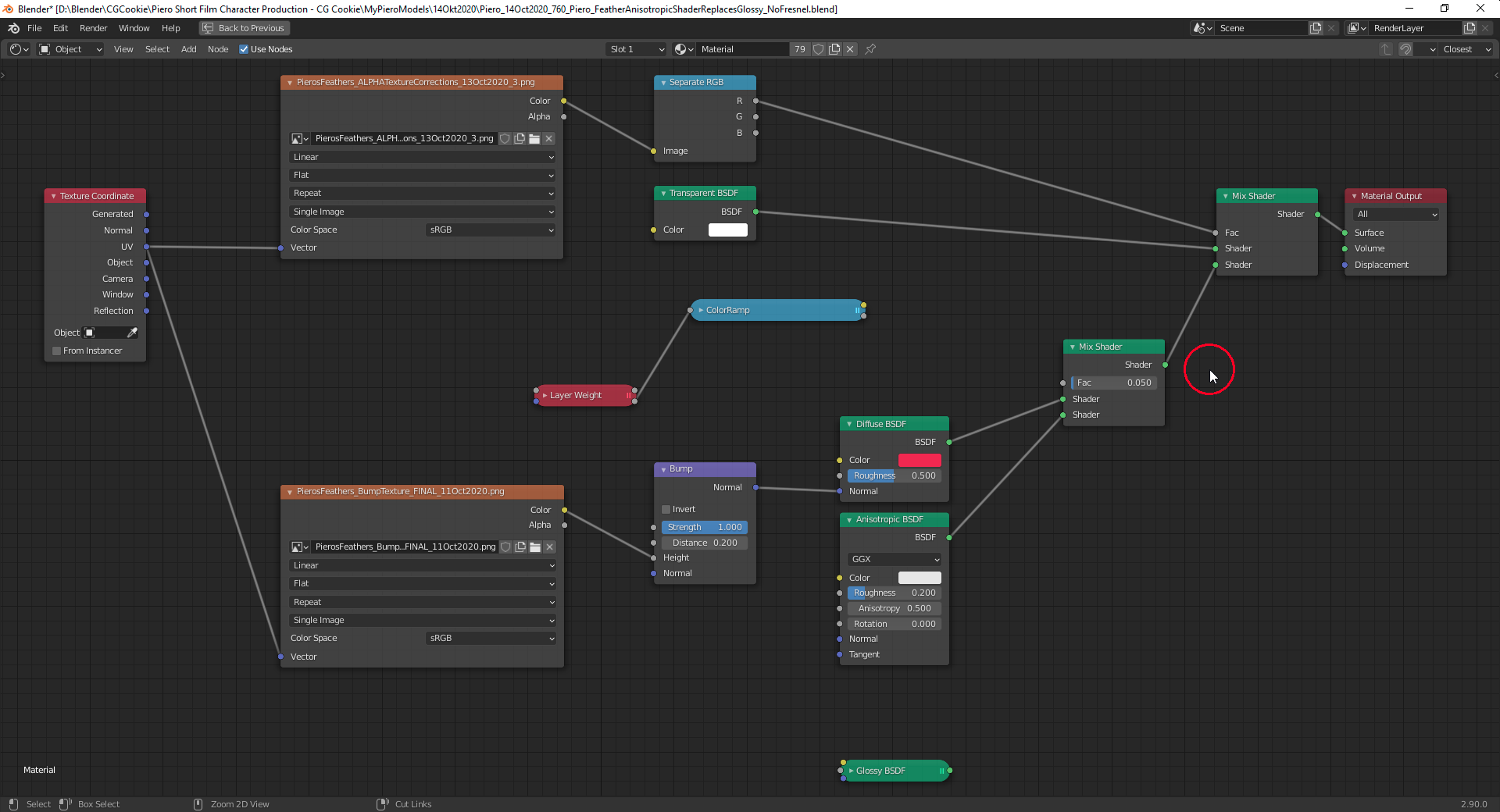 Anisotropic Shader Mixing-In-Factor? - CG Cookie