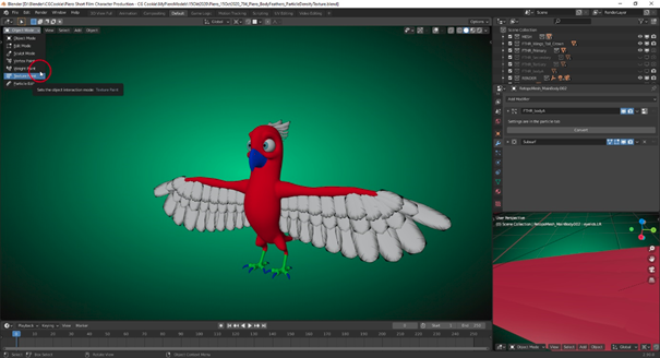 Painting the Hair Density Texture for Piero in Blender 2.90 (Part1 ...