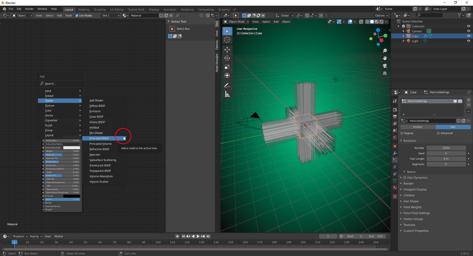 No "Hair BSDF" and "Principled Hair BSDF" in Blender 2.90 and 2.91Alpha ...