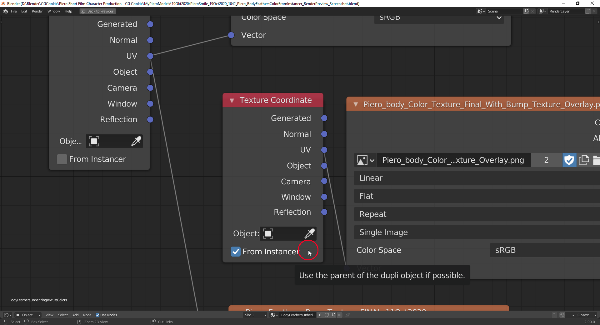 Particle/Hair instanced Objects inheriting "Texture Colors" - CG Cookie