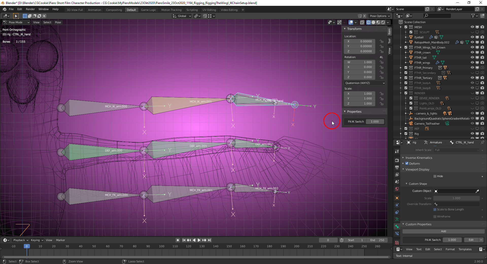 Location of the "Custom Properties Slider" in Blender 2.90 - CG Cookie