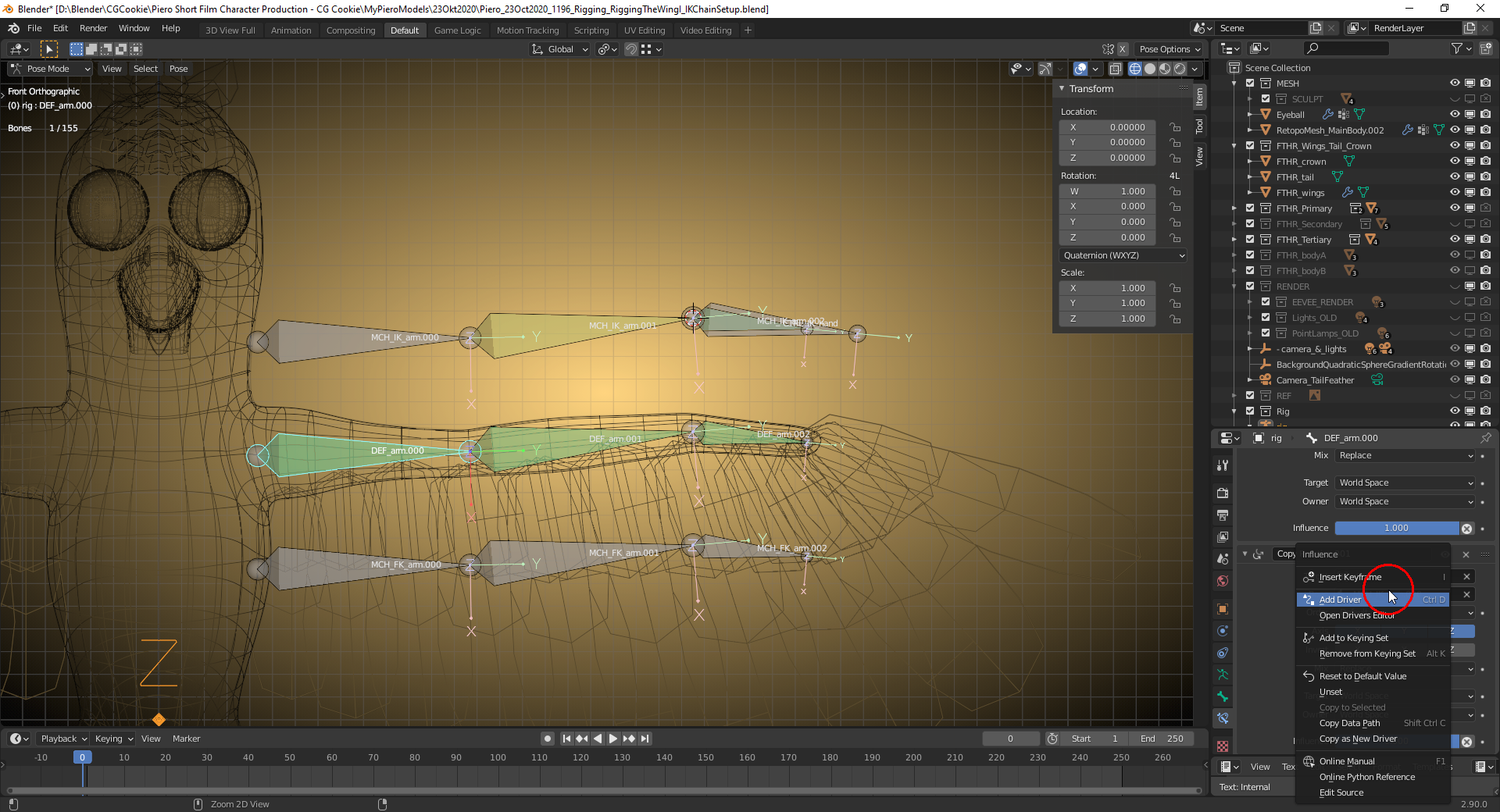 Adding Drivers in Blender 2.8 and 2.9 - CG Cookie