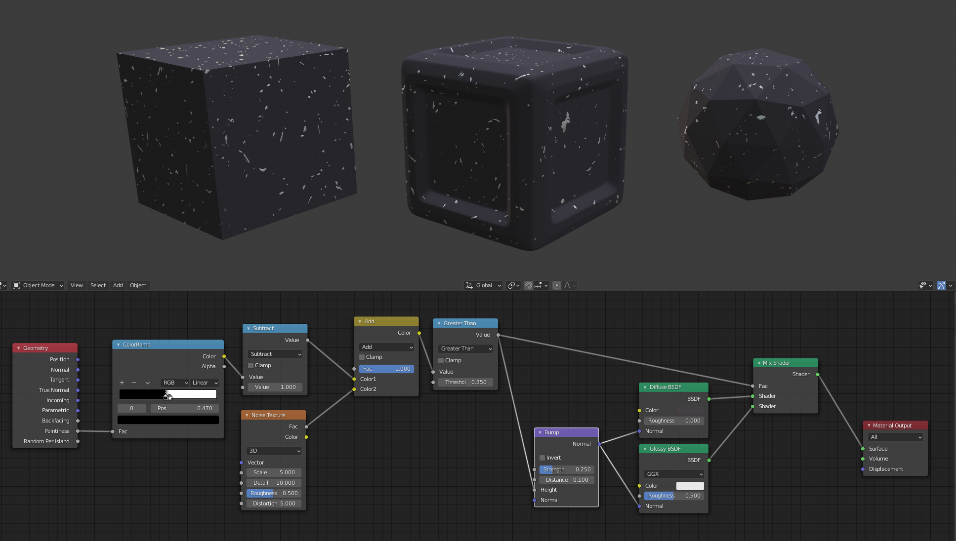 Procedural edge wear and cavity dirt? - CG Cookie