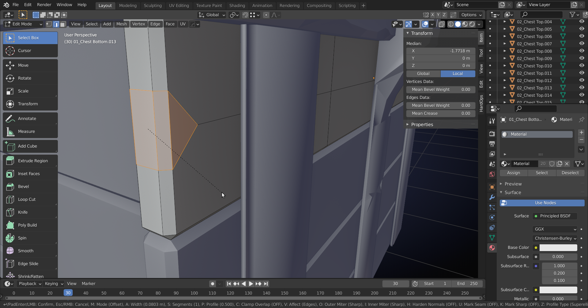 Bevel On Wood Planks Not Working - CG Cookie
