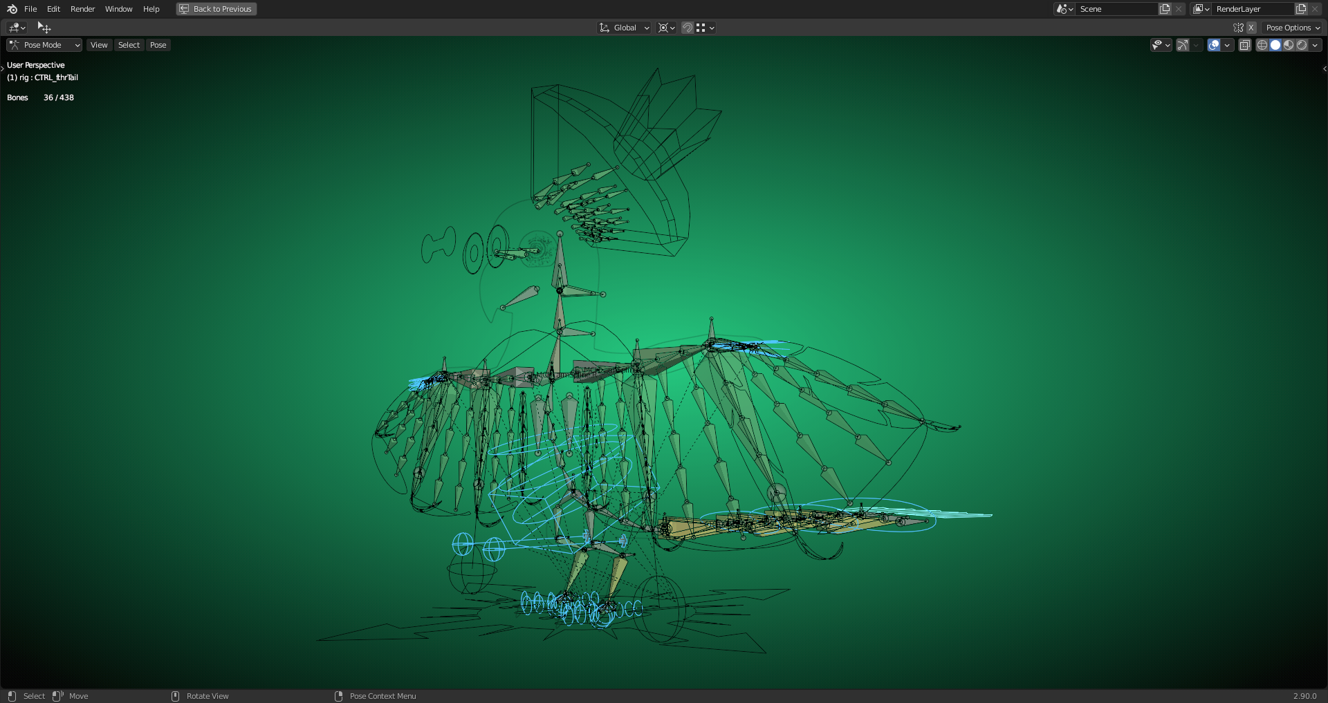 Piero Custom Bone Shapes & Rig Mirroring: Duerer's Progress - CG Cookie