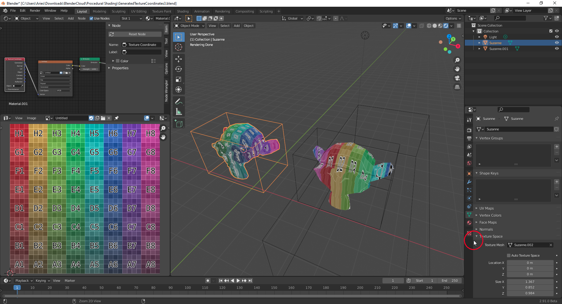 Using Another Mesh For Texture Indices Cg Cookie