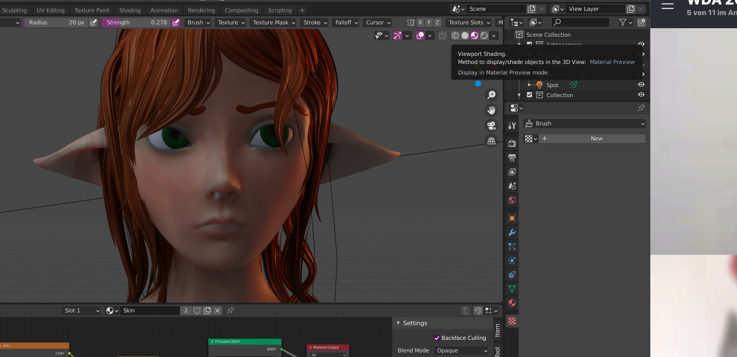 Mesh disappears in texture paint when making the transparent texture ...