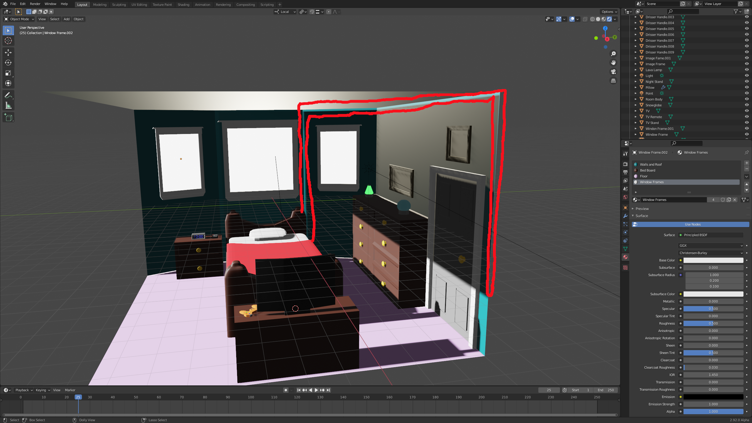 How to get rid of this weird lighting effect in my scene? - CG Cookie