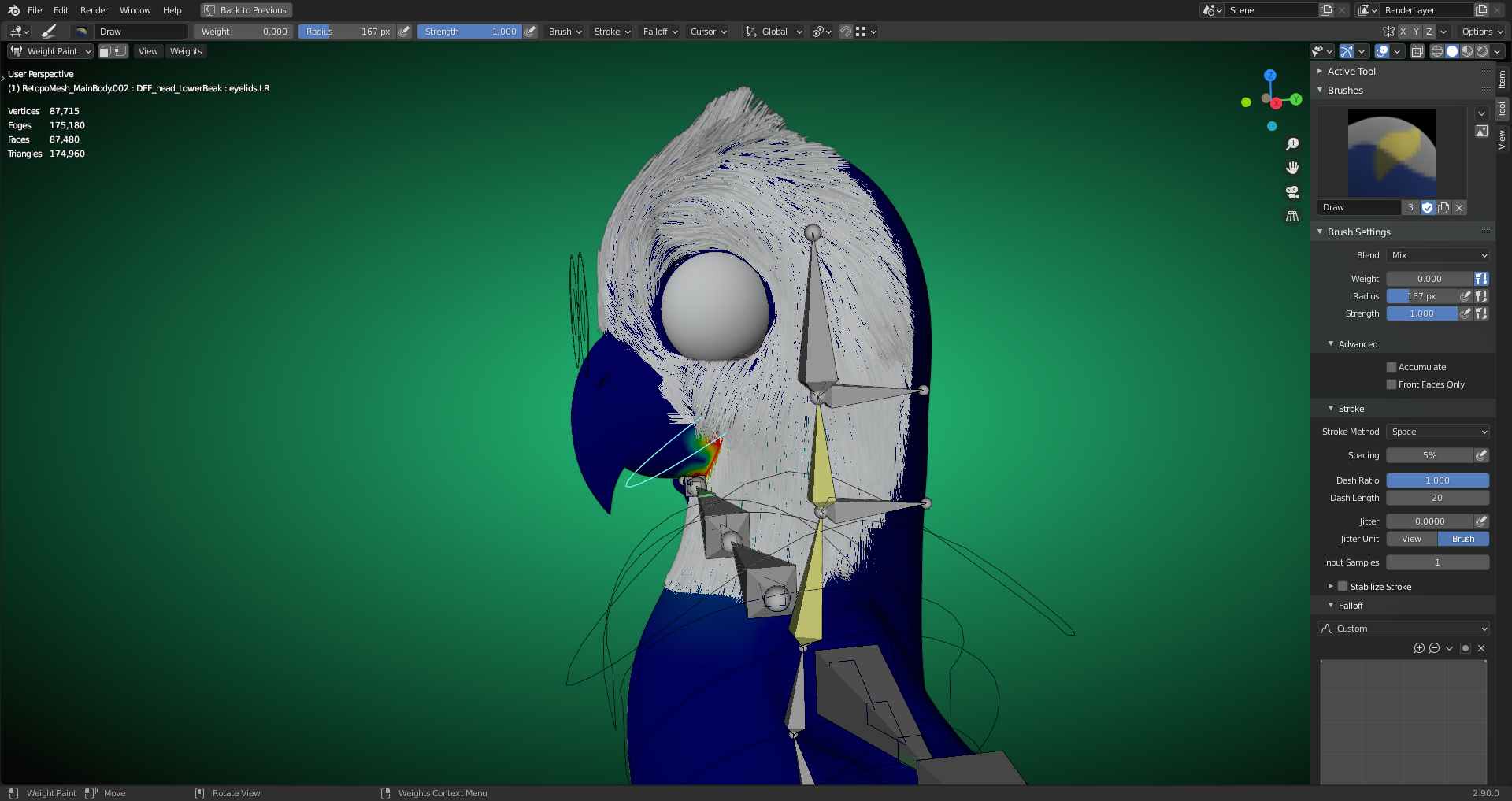 "Normalize all" function for "Vertex Weights - CG Cookie