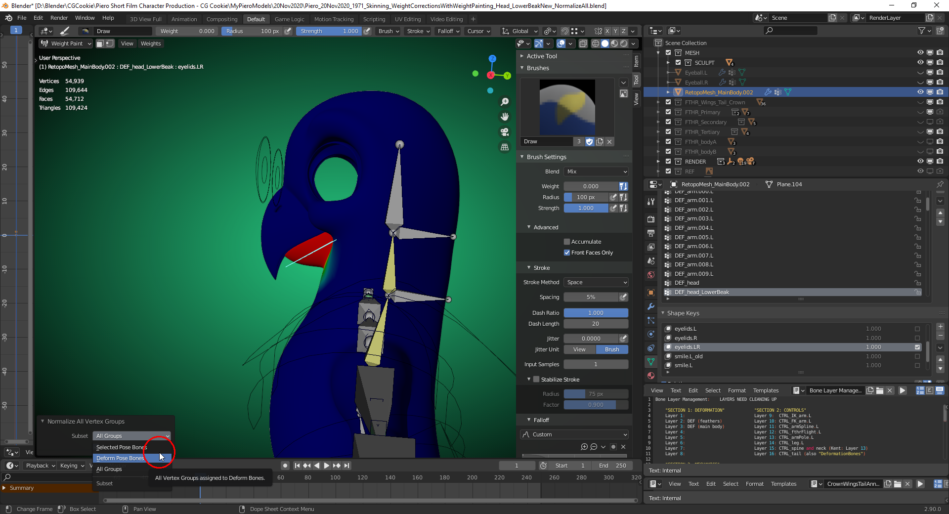 "Normalize all" function for "Vertex Weights - CG Cookie