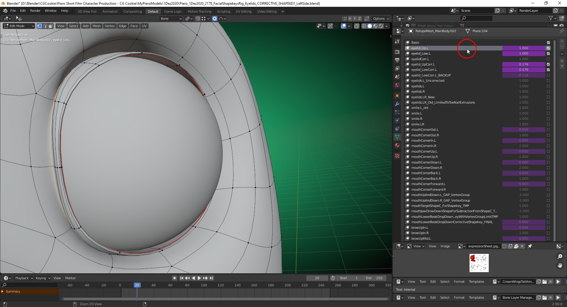 Rigging Piero's Facial Controls: Duerer's Progress - CG Cookie