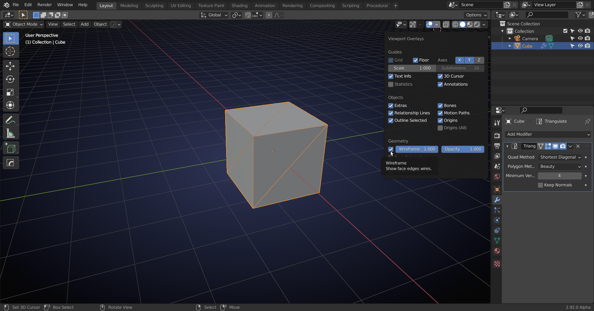 Triangulate Modifier Doesn't Work? - CG Cookie