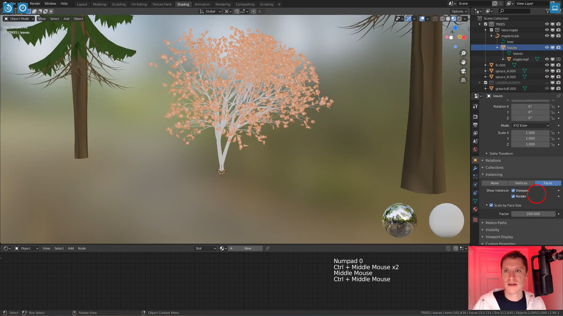 Switching off Render Visibility of "Dupli-Face Instancer" in Rendering - CG Cookie