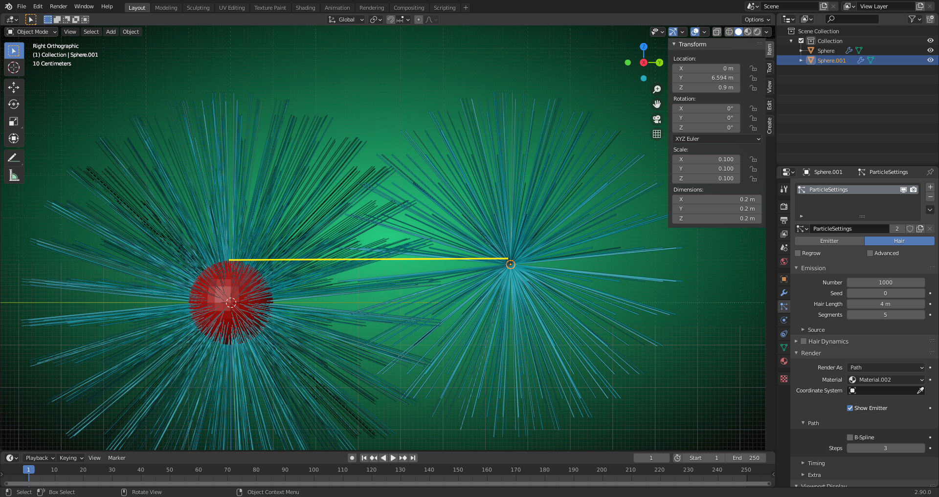 No effect of "Object Scale" on "Particle Systems" - CG Cookie